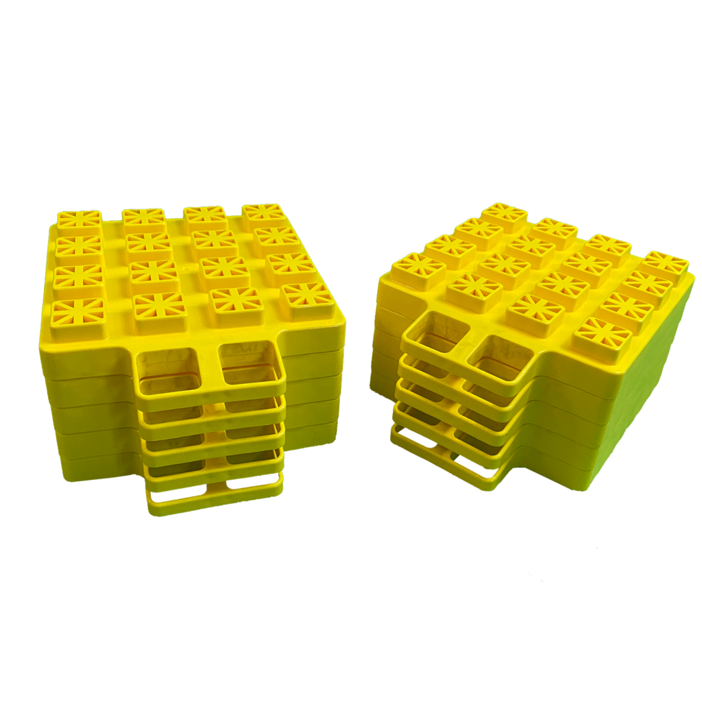 RV Traveler's Choice Stackers – 10-Pack Stackable Leveling Blocks ...
